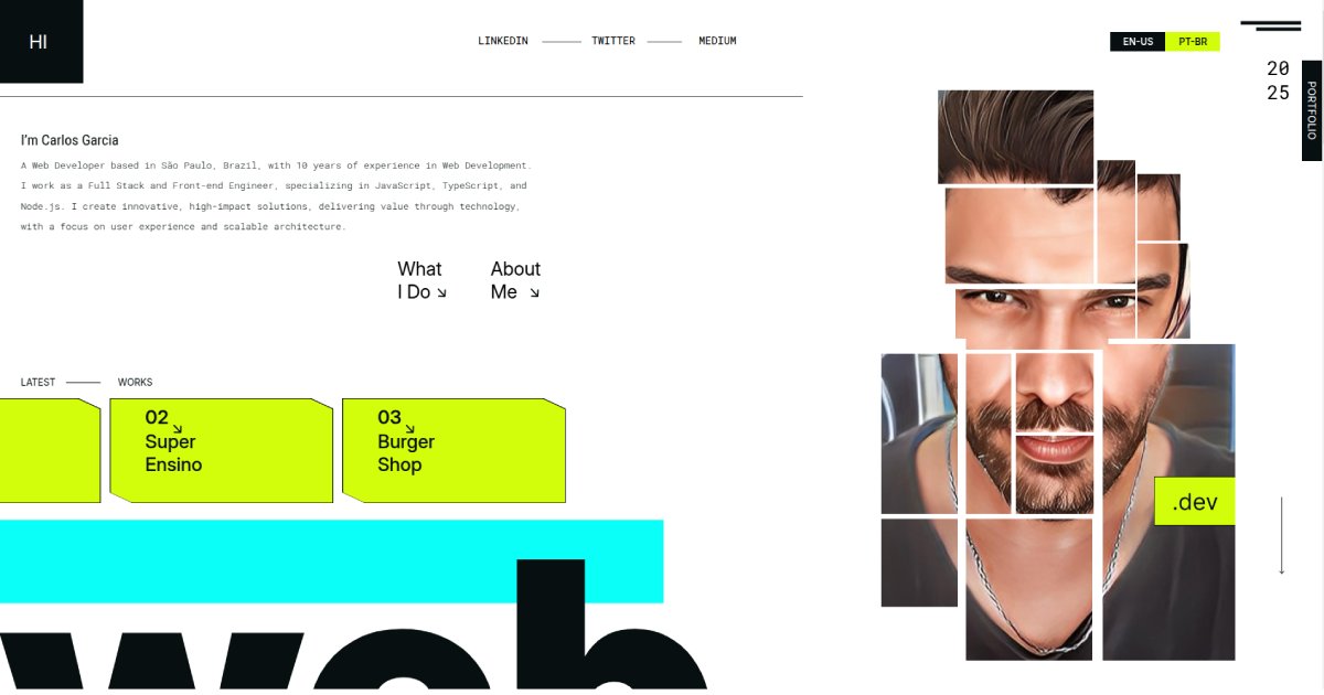 Carlos Garcia Dev. Portfolio - Web Developer